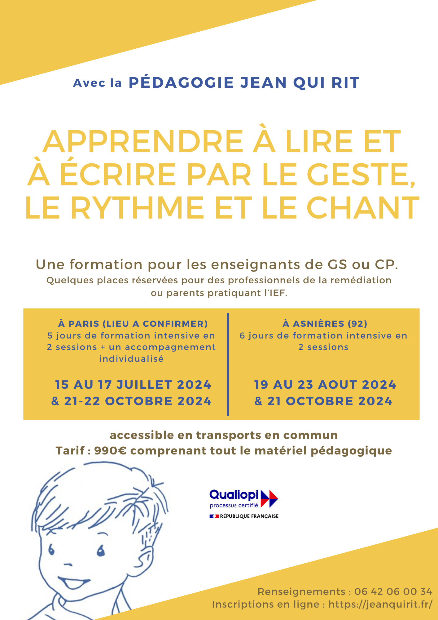 Pédagogie Jean Qui Rit | Apprendre à lire et à écrire par le geste, le ...